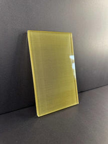 Mesh Interlayer and Metal Mesh Laminated Glass at Fused Glass Design