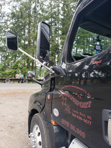 NEW (wing style) - 2022 Freightliner Cascadia Oversize Load Mirror ...