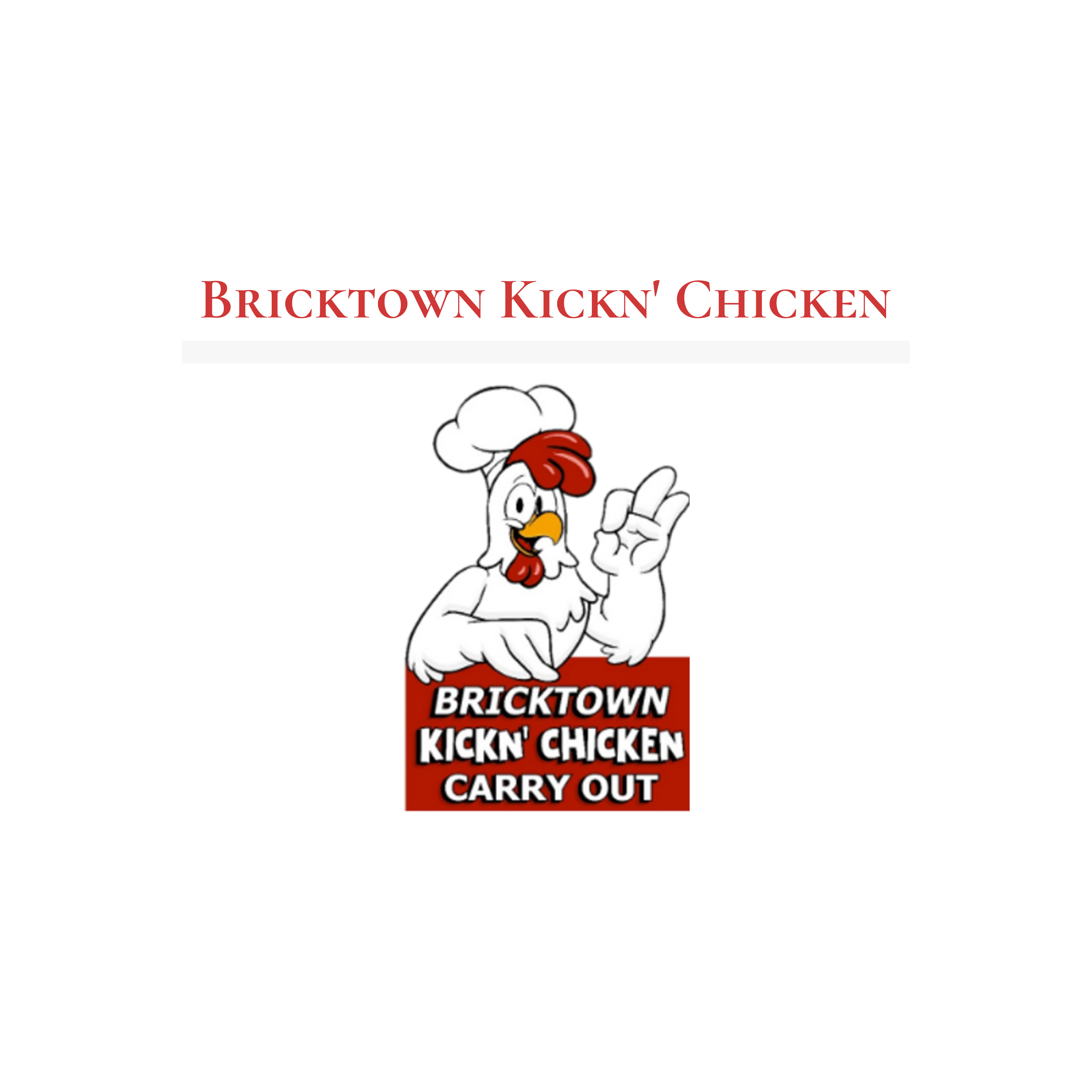 Kickin Chicken Logo Fried Chicken | Bricktown Kickn' Chicken | Mount