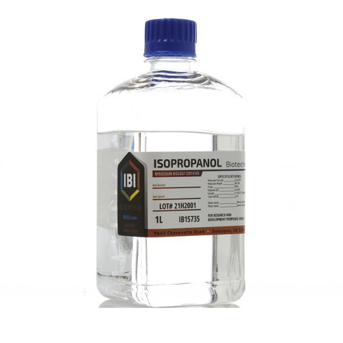 ISOPROPANOL GRADO BIOLOGIA MOLECULAR, PRESENTACION 1 L | Dibbiotek