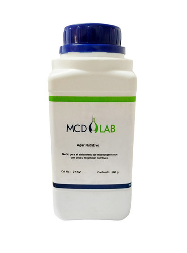 AGAR NUTRITIVO, FRASCO DE 500G | Dibbiotek