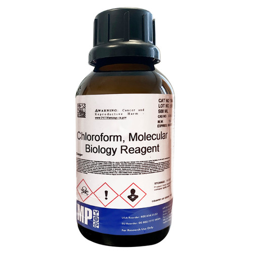 CLOROFORMO GRADO BIOLOGIA MOLECULAR DE 500 ML | Dibbiotek