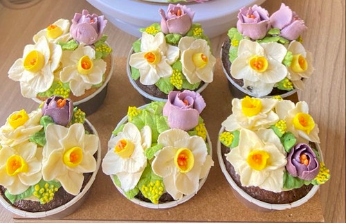 Springtime Cupcakes x4 | Sweet Art Bakery