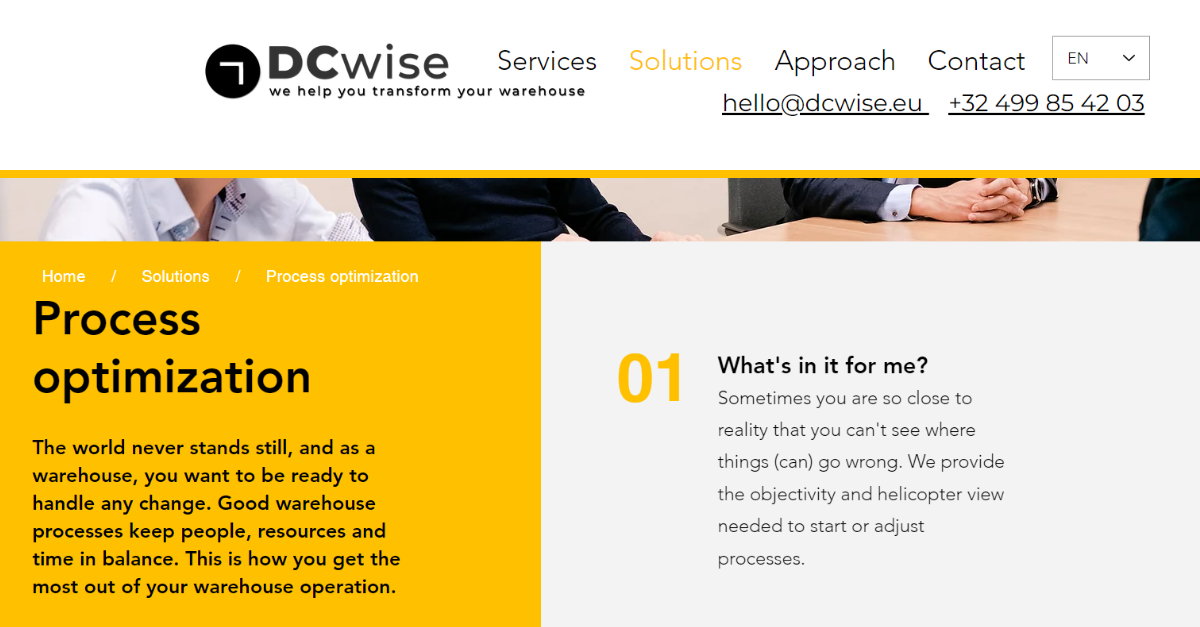 Process optimization | DCwise