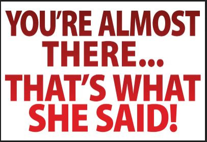 Almost There Run Sign | VCP, Inc.