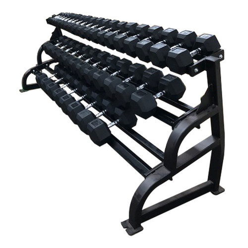 Pro Maxima PLR-505A 3 Tier Dumbbell Rack | Reimagine Resources