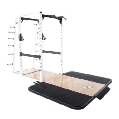 Pro Maxima PL-370 Pro Full Power Rack w/6 ft. x 8 ft. Oak Center ...
