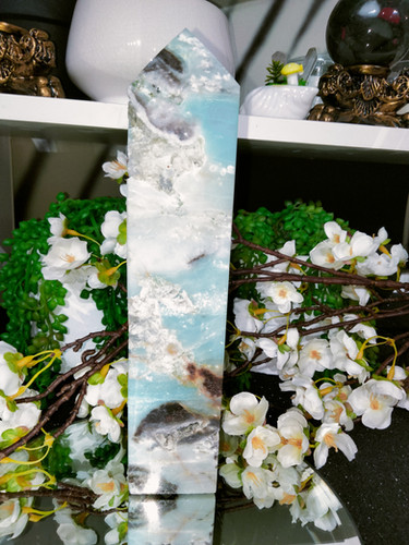 Caribbean Calcite Tower | Crystal D'Lites