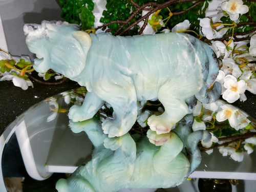 Caribbean Calcite Tiger | Crystal D'Lites