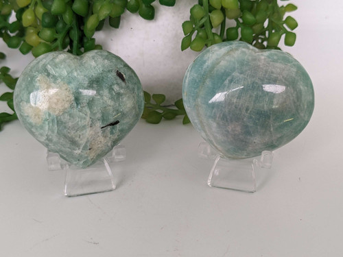 Amazonite Heart | Crystal D'Lites