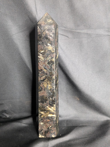 Garnet Astrophyllite Tower | Crystal D'Lites