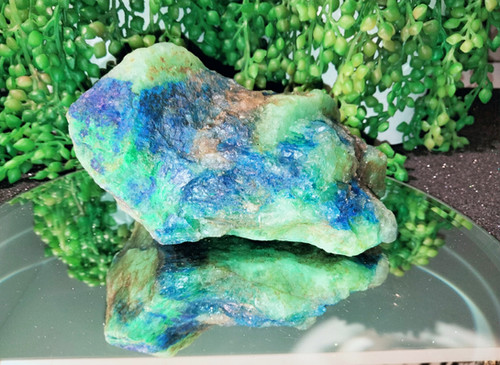Raw Phoenix Stone with Lapis Lazuli | Crystal D'Lites