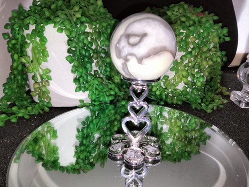 Shell Jasper Sphere | Crystal D'Lites