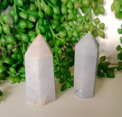 Angelite Point | Crystal D'Lites