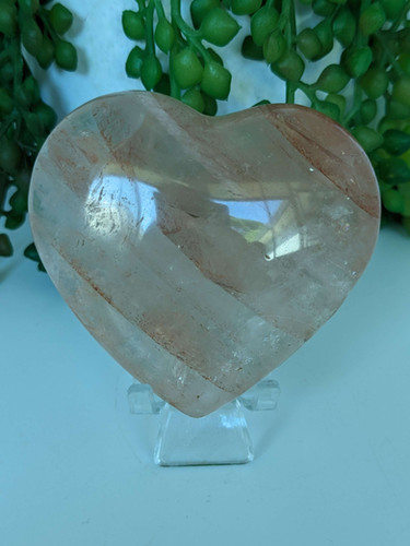 Fire Quartz Heart | Crystal D'Lites