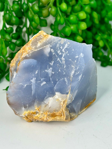 Raw Blue Chalcedony | Crystal D'Lites