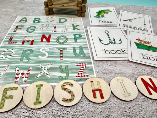 Laminated Fishing Activities - Word Vocabulary Flashcards, Alphabet ...