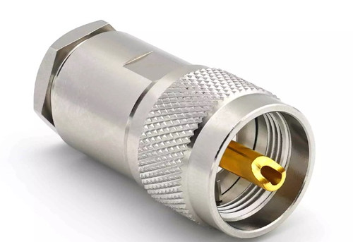 Clamp Compression/Solder type PL259 to suit RG58, 5DFB, RG213, Rg8 ...