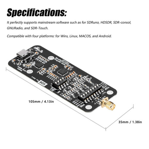 RSP1 SDR 0-2GHZ, ADC: 12 bit Bandwidth 10MHz | QSLCOMMS