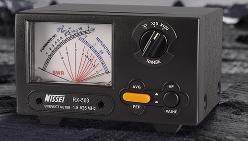 Nissei RX-503 Cross Needle SWR Meter 1.8-525MHZ | QSLCOMMS