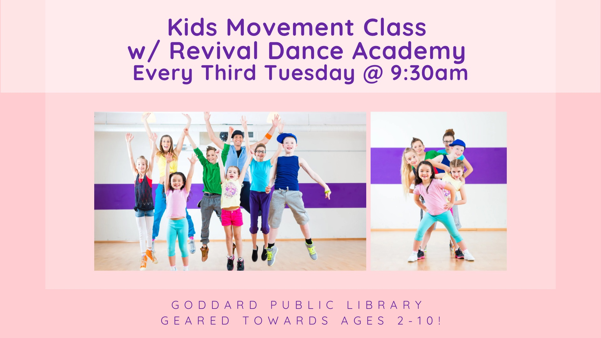 Kids Movement Class | Goddard Public Library 2025