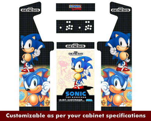 Sonic Megadrive v2 Art & Vinyl | Arcade Graphics