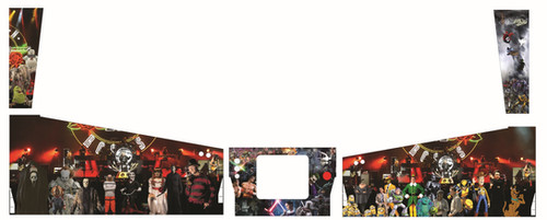 Guns n roses with pinball characters v2 Pinball Decals | Arcade Graphics