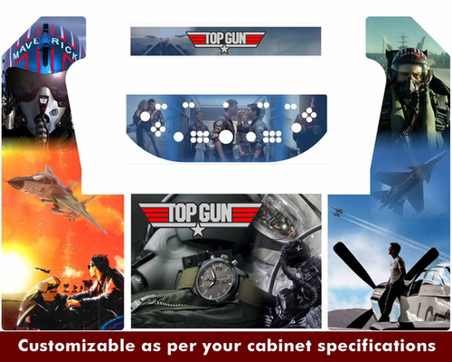 Top Gun v1 Art & Vinyl | Arcade Graphics