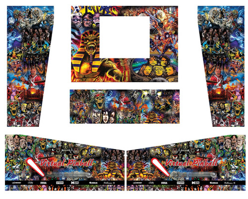 Virtual pinball v2 Pinball Decals | Arcade Graphics