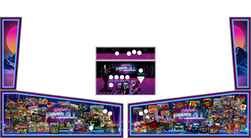 Virtual pinball Pinball Decals | Arcade Graphics