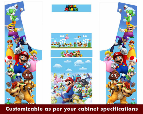 Super Mario v1 Art & Vinyl | Arcade Graphics