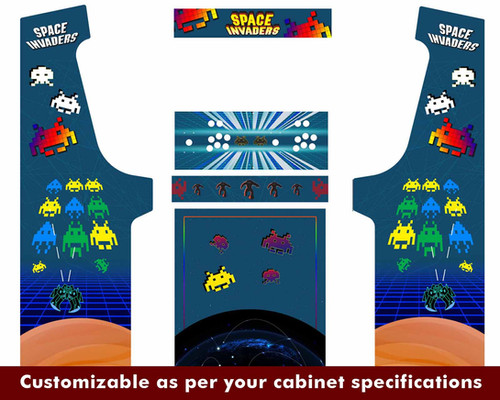 Space Invaders v2 Art & Vinyl | Arcade Graphics