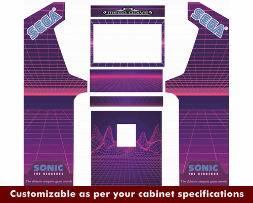 Sonic Megadrive v5 Art & Vinyl | Arcade Graphics