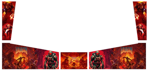 Doom Pinball Decals | Arcade Graphics