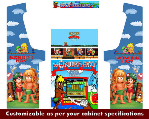 Wonderboy v1 Art & Vinyl | Arcade Graphics