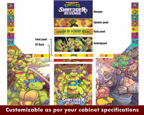 TMNT v2 Art & Vinyl | Arcade Graphics