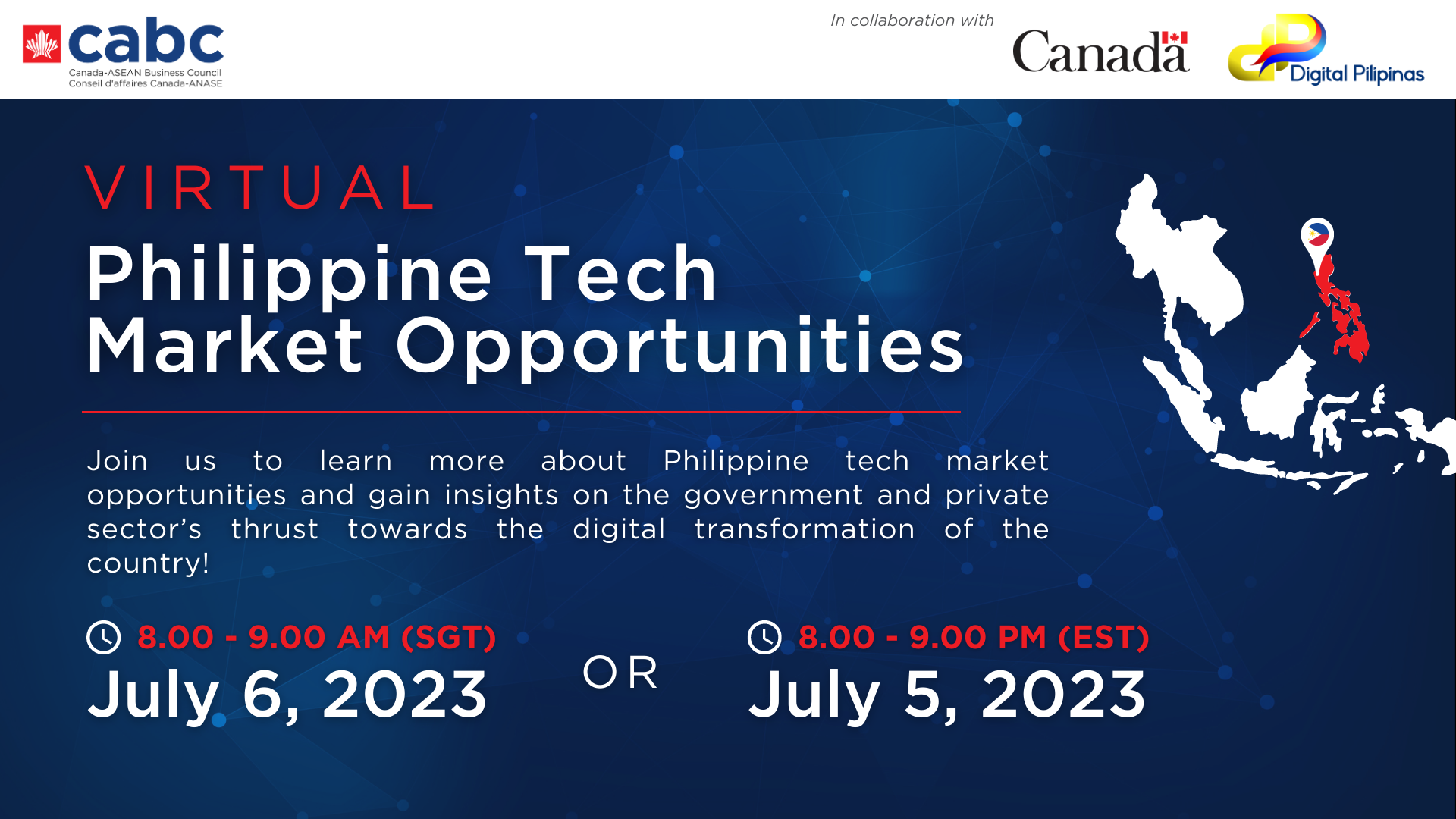 [Virtual] Philippine Tech Market Opportunities | CABC