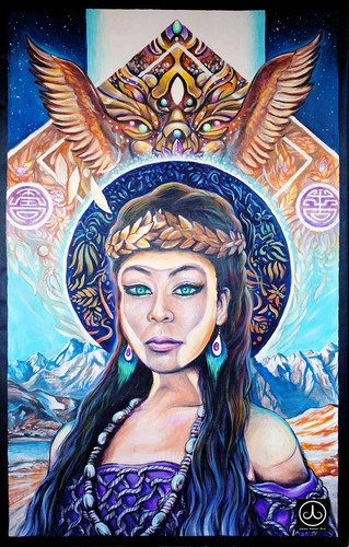 'Jyotisha' Original Canvas | Mysite