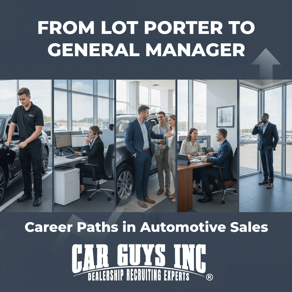 Career Paths in Auto Sales | From Lot Porter to General Manager