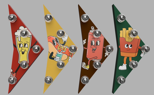 Snack bar, retro cartoon sign, Open Sign, cafe, Retro Marquee Sign ...