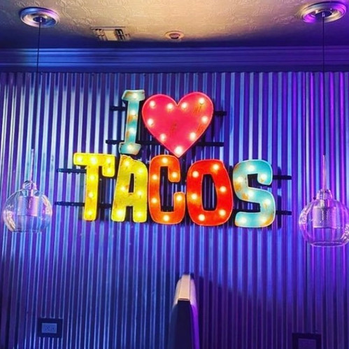 I Love Tacos Marquee Sign | Luminary Signs