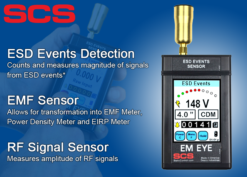 Detect and Measure ESD Events with our EM Eye Meter