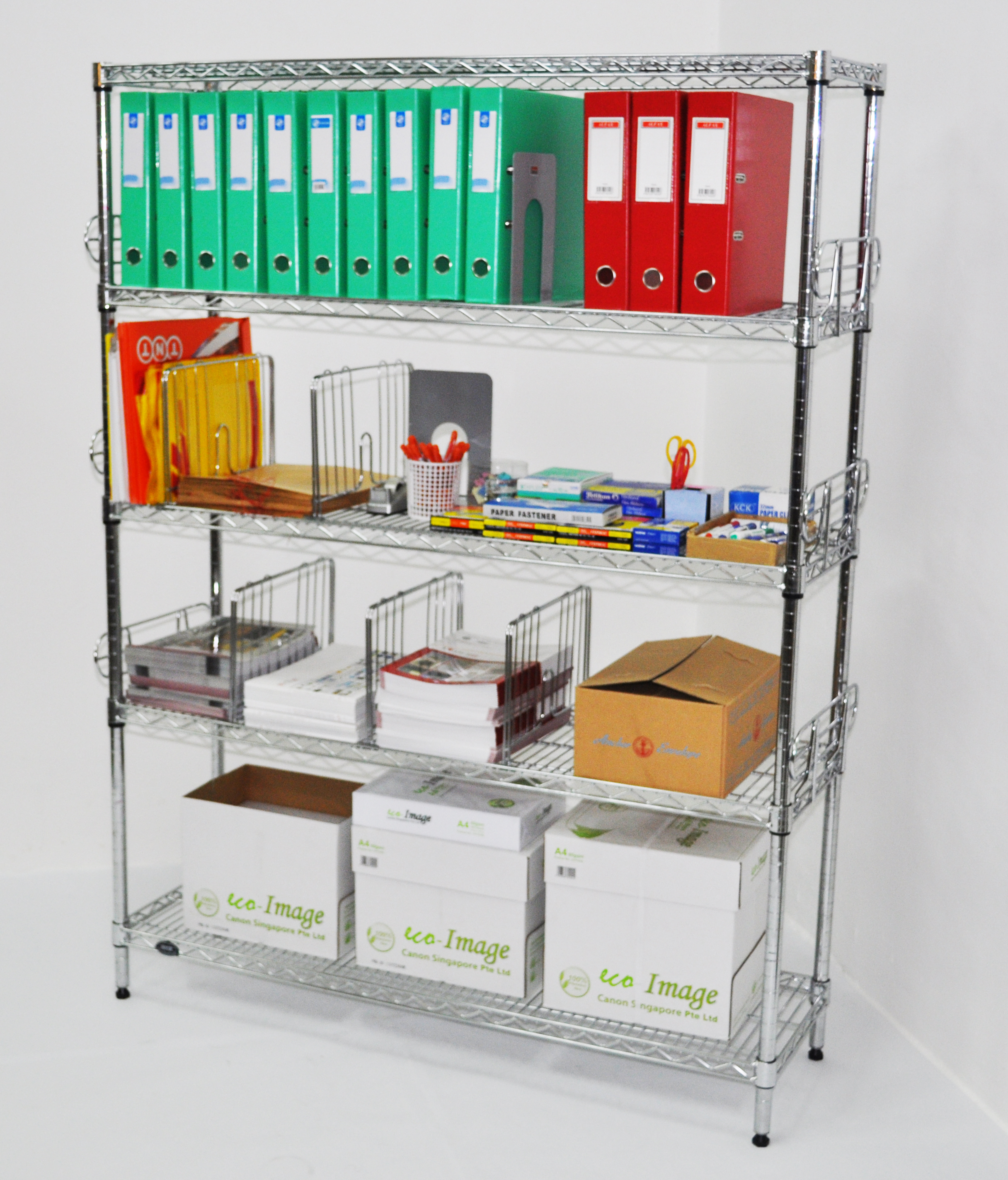 Steel Shelvings Singapore l Chrome Wire Shelving Rack