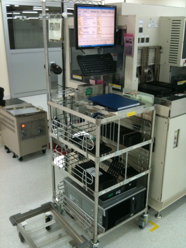 Wire Shelvings Singapore l Mobile Computer Workstation or Desk