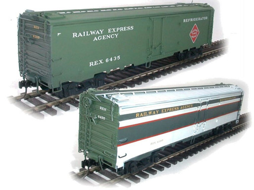 O Scale Golden Gate Depot 54' REA Steel Reefer Cars | Third & Townsend ...