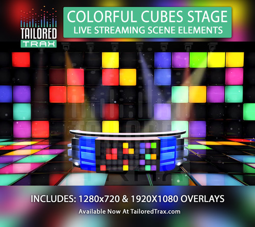 COLORFUL CUBES STAGE | Tailored Trax