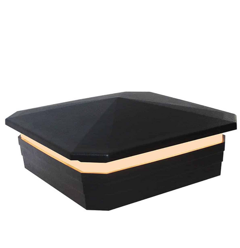 Tru-Scapes® 5″ Composite LED Deck Post Cap Light (Fits Timbertech ...