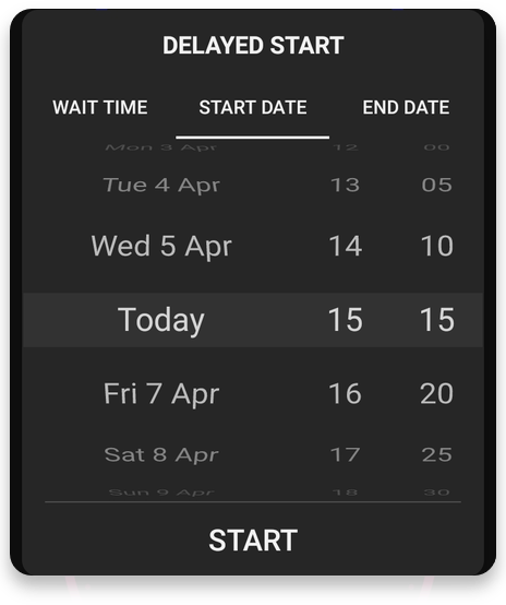 How to start a timer part way in when one misses the start time