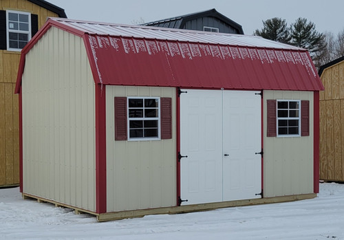 12 X 16 Metal Side Lofted Barn | raccoon