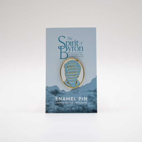 The Spirit of Byron | Enamel Pin | Hellenic Museum